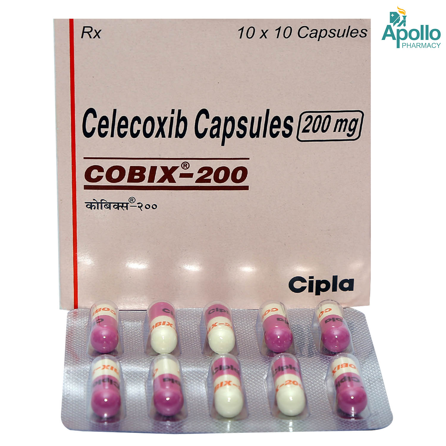 Cobix 200 Capsule 10's Price, Uses, Side Effects, Composition - Apollo ...
