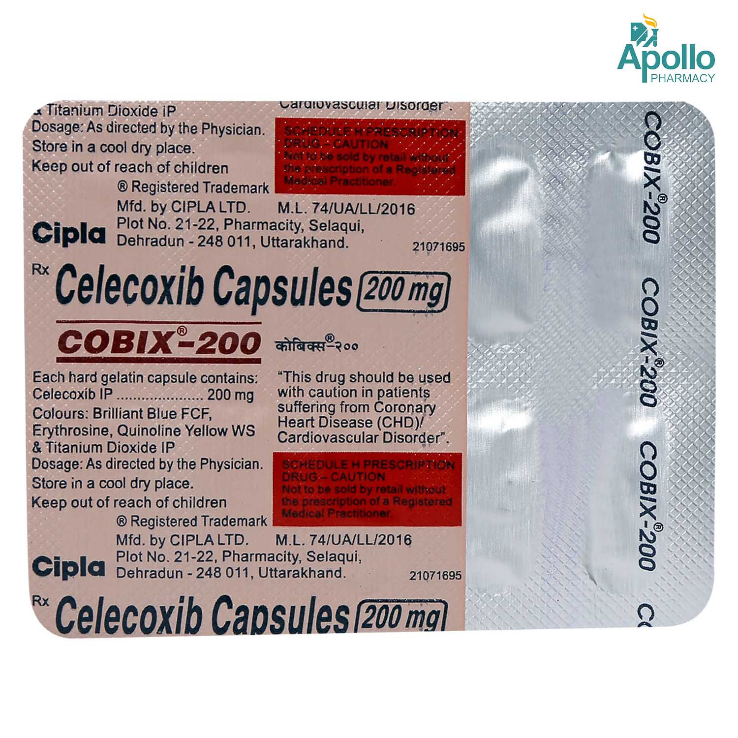 Cobix 200 Capsule | Uses, Side Effects, Price | Apollo Pharmacy