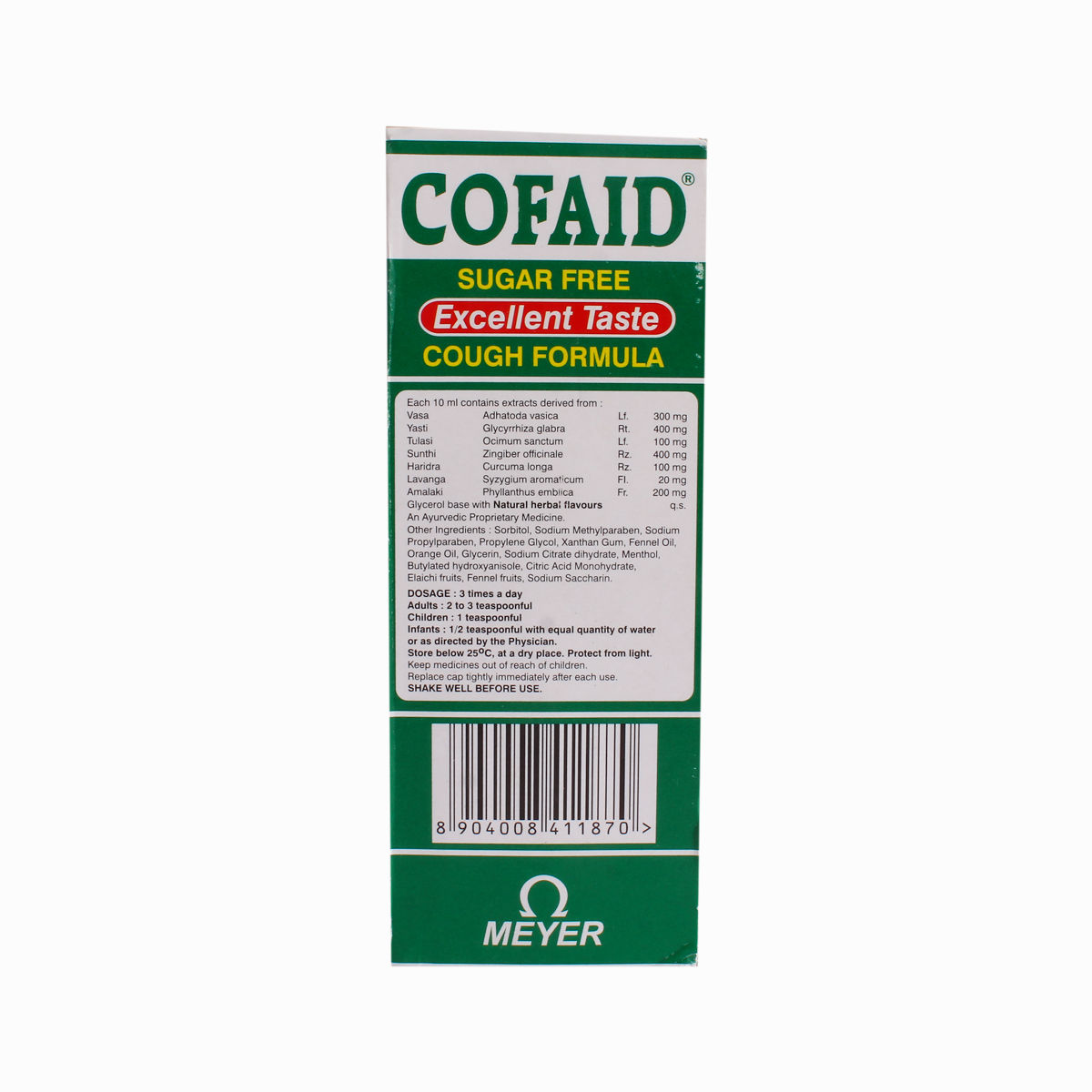 Cofaid Syrup, 100 ml Price, Uses, Side Effects, Composition - Apollo ...