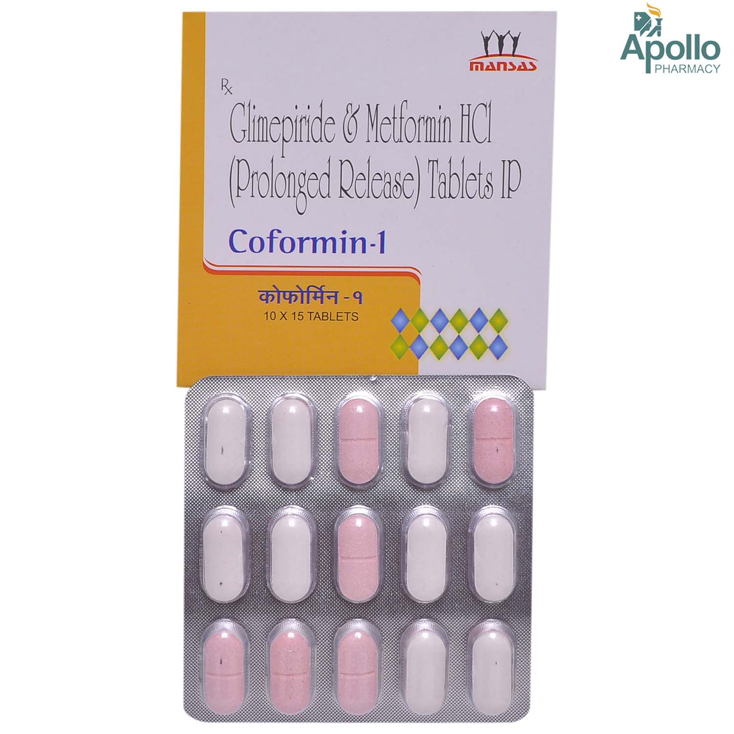 Coformin-1 Tablet | Uses, Side Effects, Price | Apollo Pharmacy
