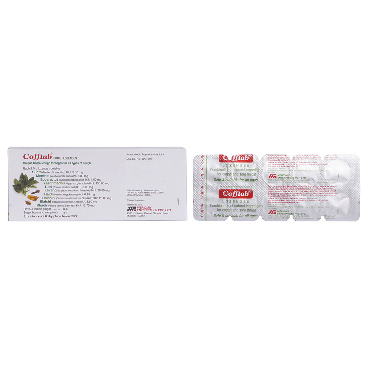 Buy Cofftab Cough Lozenges 10's | 19 Minutes Delivery | Apollo Pharmacy
