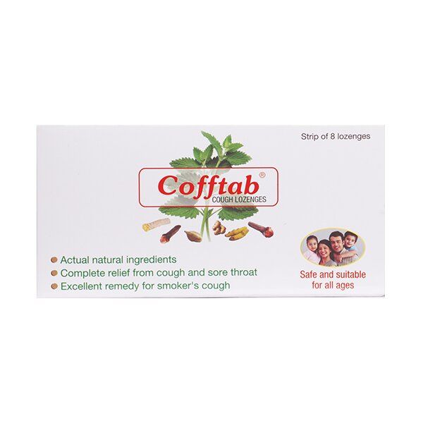 Cofftab Cough Lozenges, 8 Count Price, Uses, Side Effects, Composition ...