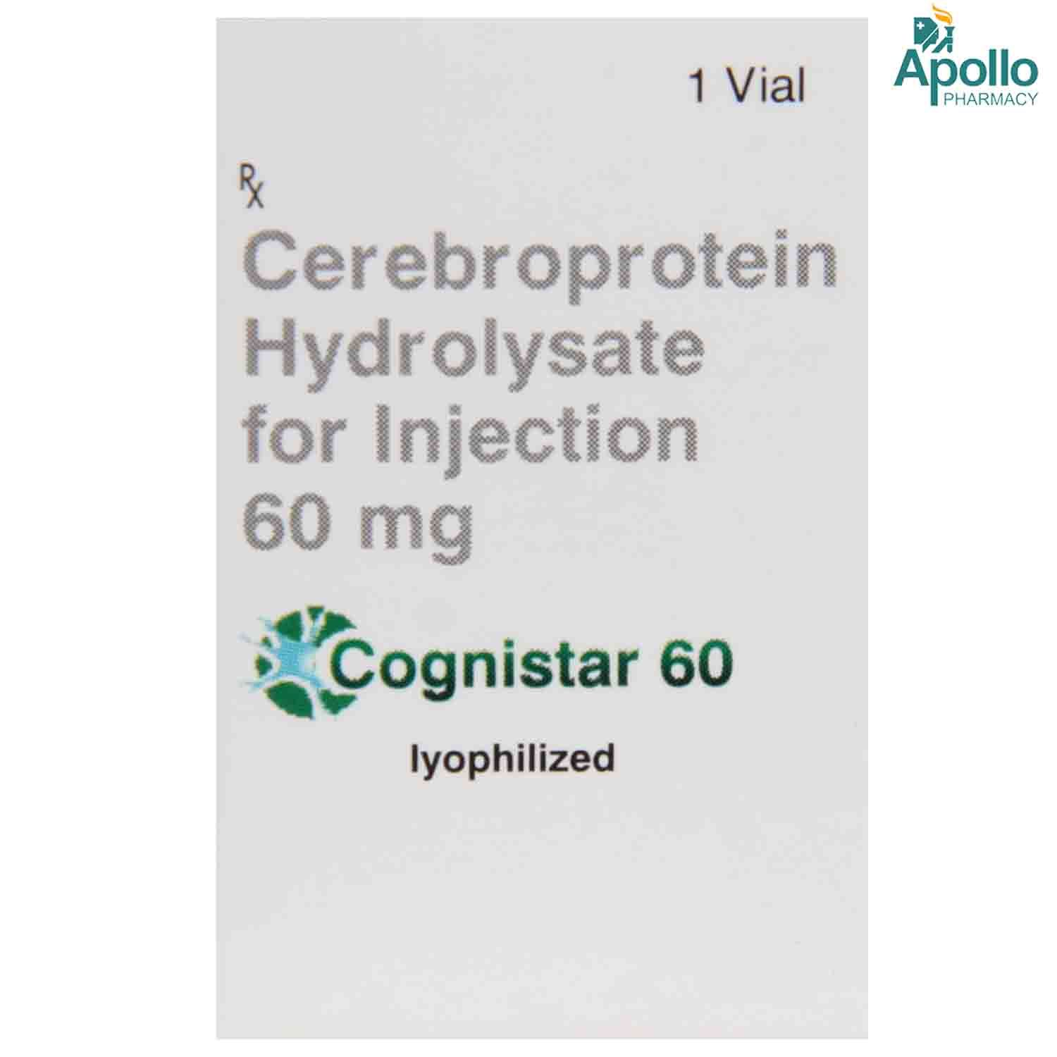 Cognistar 60 Injection | Uses, Side Effects, Price | Apollo Pharmacy