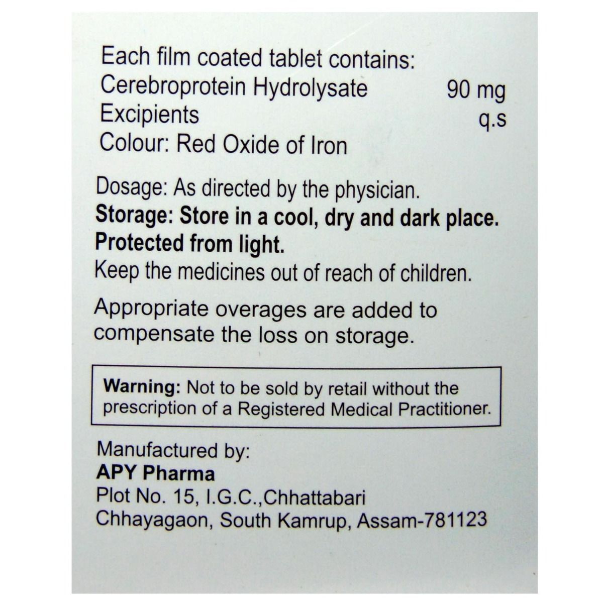 Cogniza 90mg Tablet 10's Price, Uses, Side Effects, Composition ...