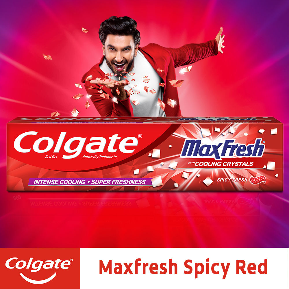 Colgate MaxFresh Red Gel Spicy Fresh Toothpaste, 150 gm Price, Uses ...