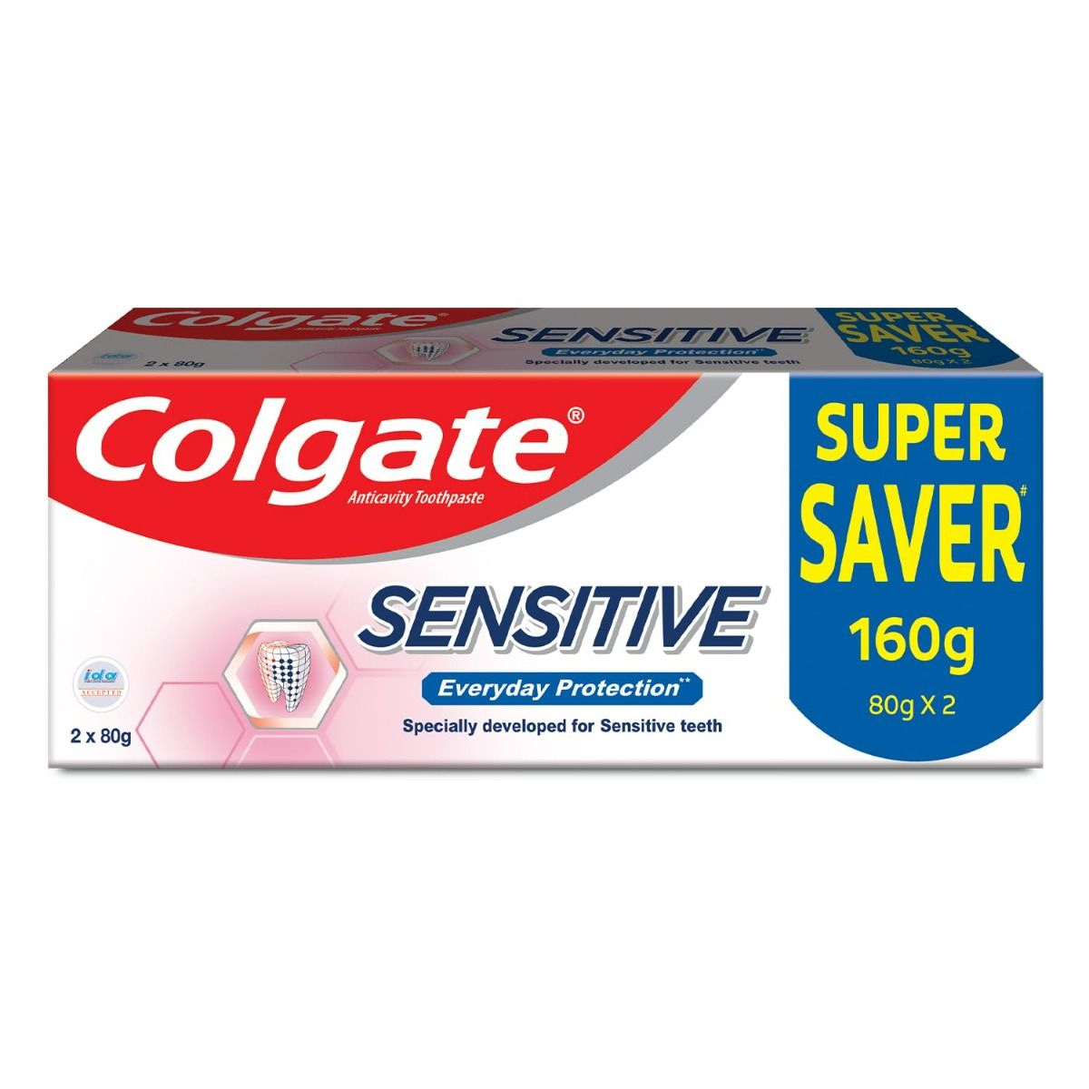 Buy Colgate Sensitive Everyday Protection Toothpaste, 160 gm (2 x 80 gm ...
