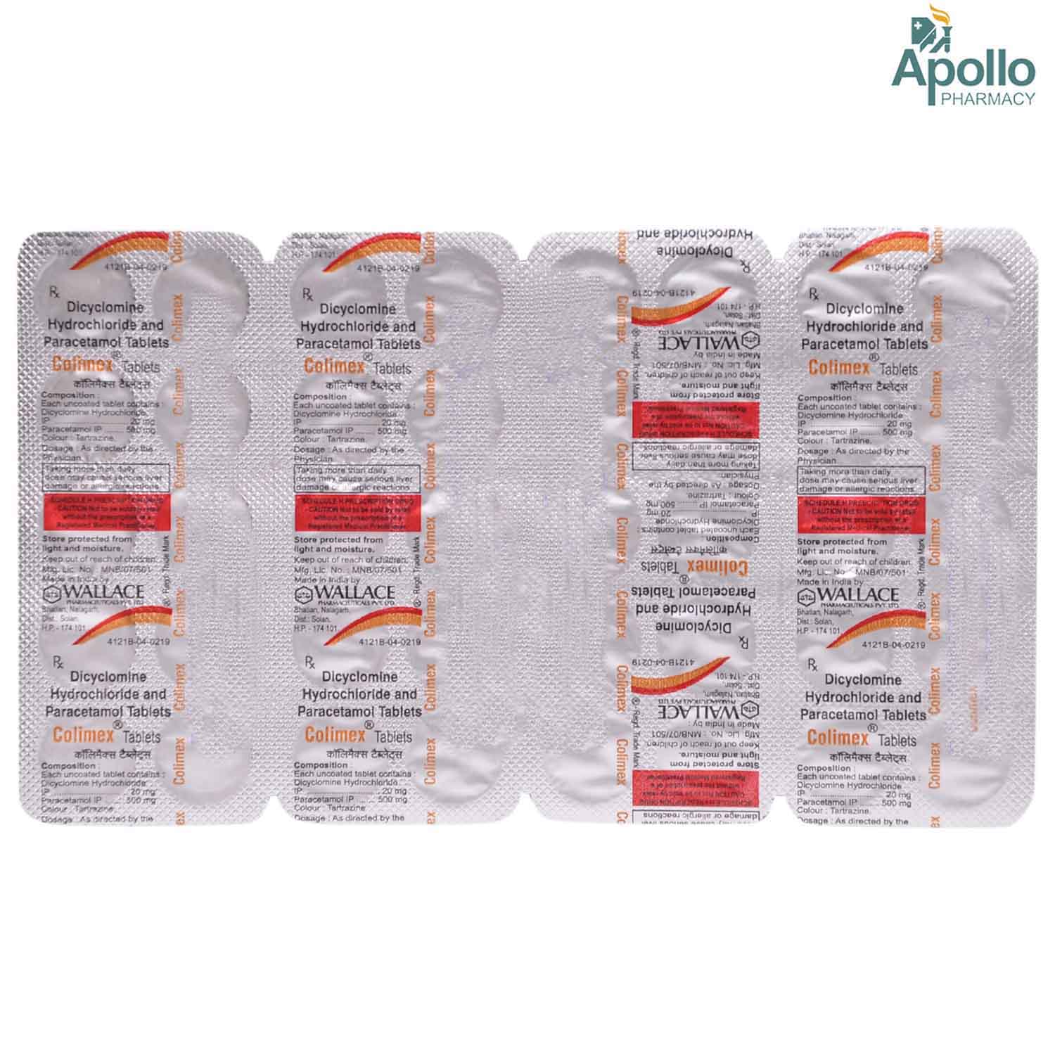 Colimex Tablet | Uses, Side Effects, Price | Apollo Pharmacy