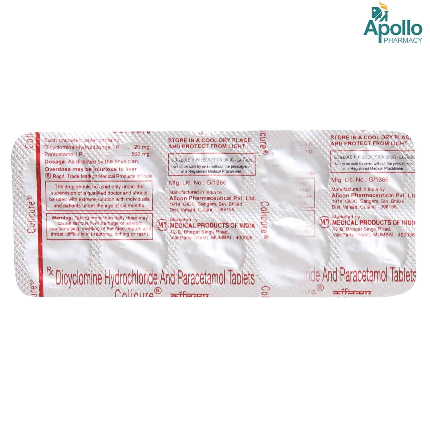 Colicure Tablet | Uses, Side Effects, Price | Apollo Pharmacy