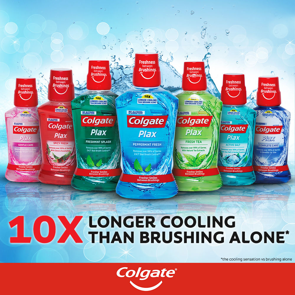 Colgate Plax Freshmint Splash Mouthwash, 250 ml Price, Uses, Side ...