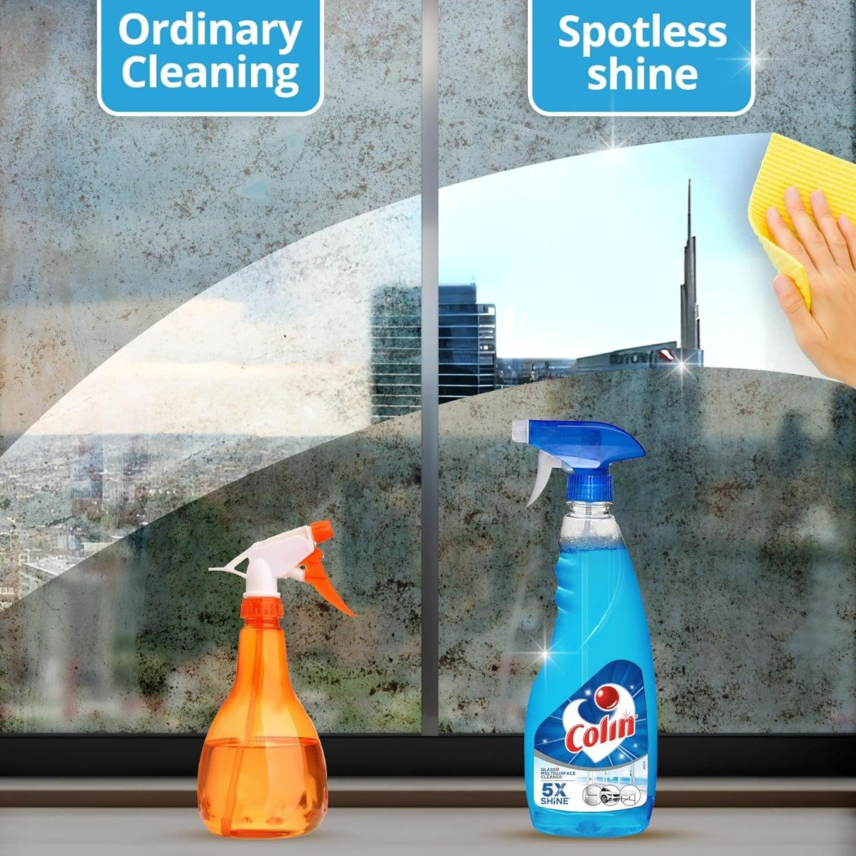 Buy Colin Glass Cleaner, 250 ml | 19 Minutes Delivery | Apollo Pharmacy