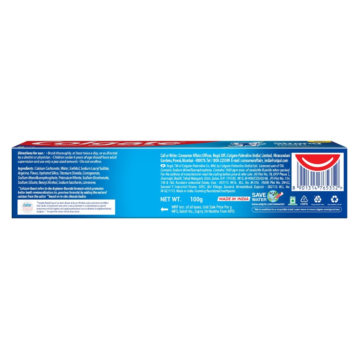 Colgate Dental Cream Anticavity Toothpaste, 100 gm Price, Uses, Side ...