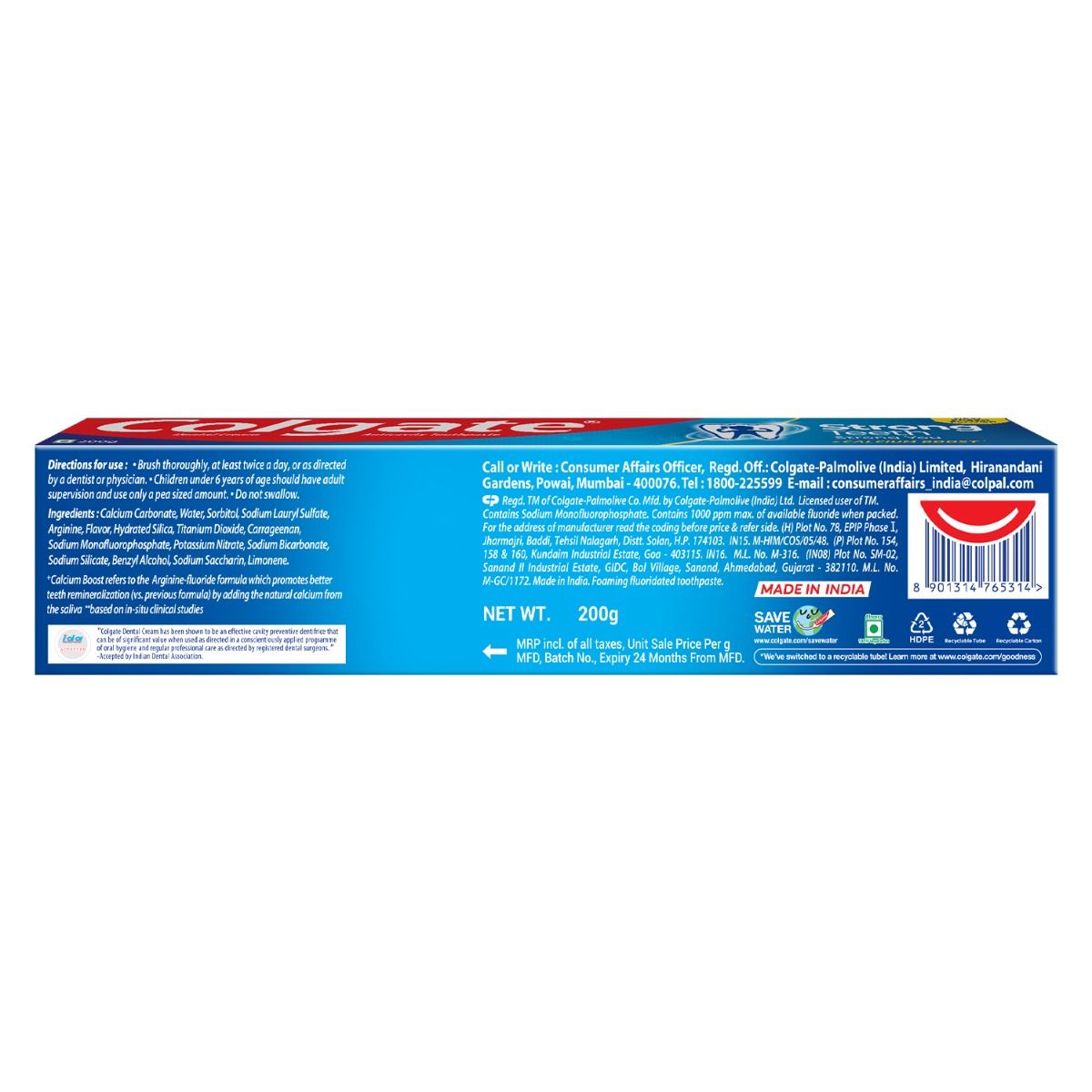 Colgate Dental Cream Anticavity Toothpaste, 200 gm Price, Uses, Side ...
