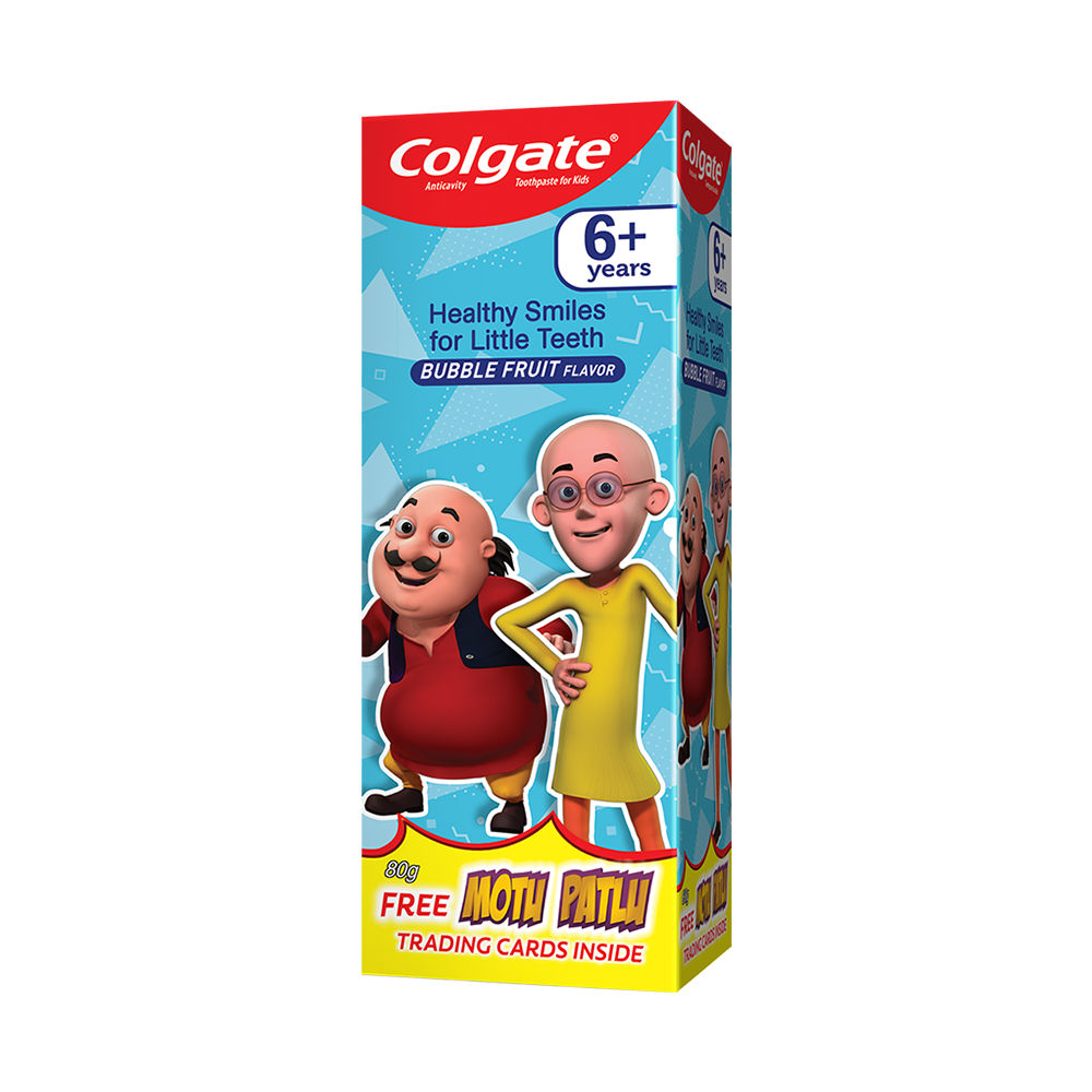 Colgate Bubble Fruit Flavour Anticavity Kids Toothpaste, 80 gm Price ...