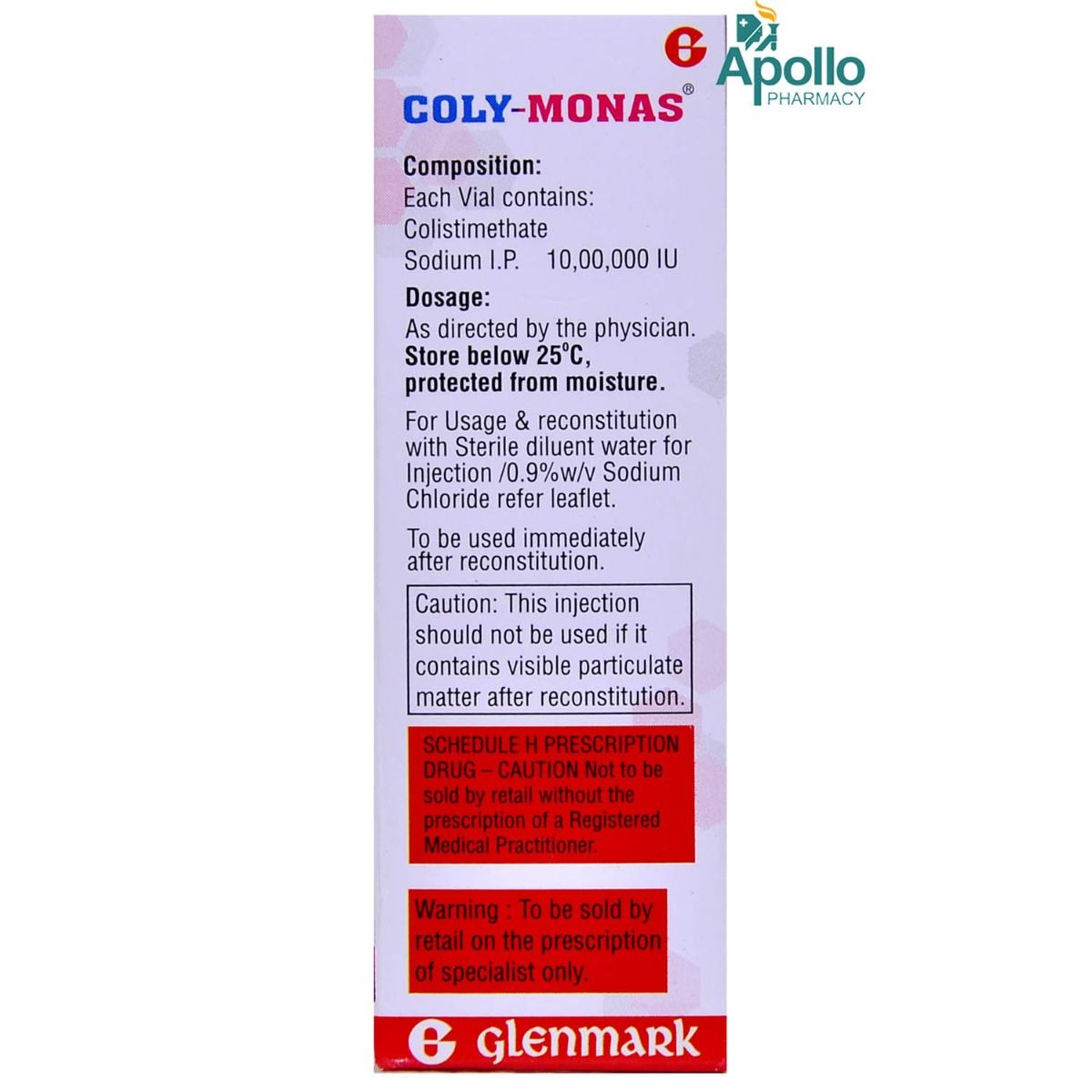 Coly-Monas Injection Price, Uses, Side Effects, Composition - Apollo ...