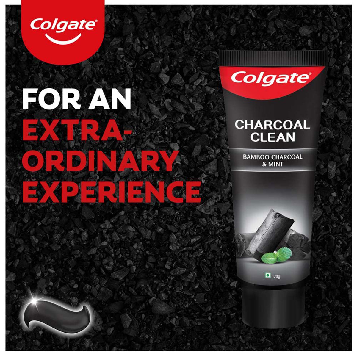 Colgate Charcoal Clean Toothpaste Bamboo Charcoal & Mint, 120 gm Price ...
