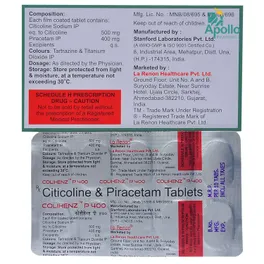 Colihenz P 400 Tablet | Uses, Side Effects, Price | Apollo Pharmacy