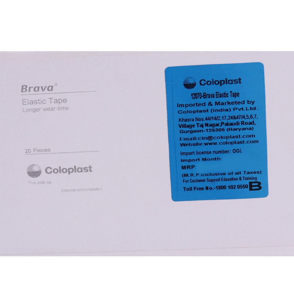 Coloplast 12070 Brava Tape 1's Price, Uses, Side Effects, Composition ...