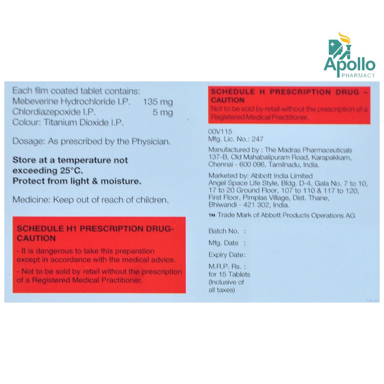 Colospa X Tablet | Uses, Side Effects, Price | Apollo Pharmacy