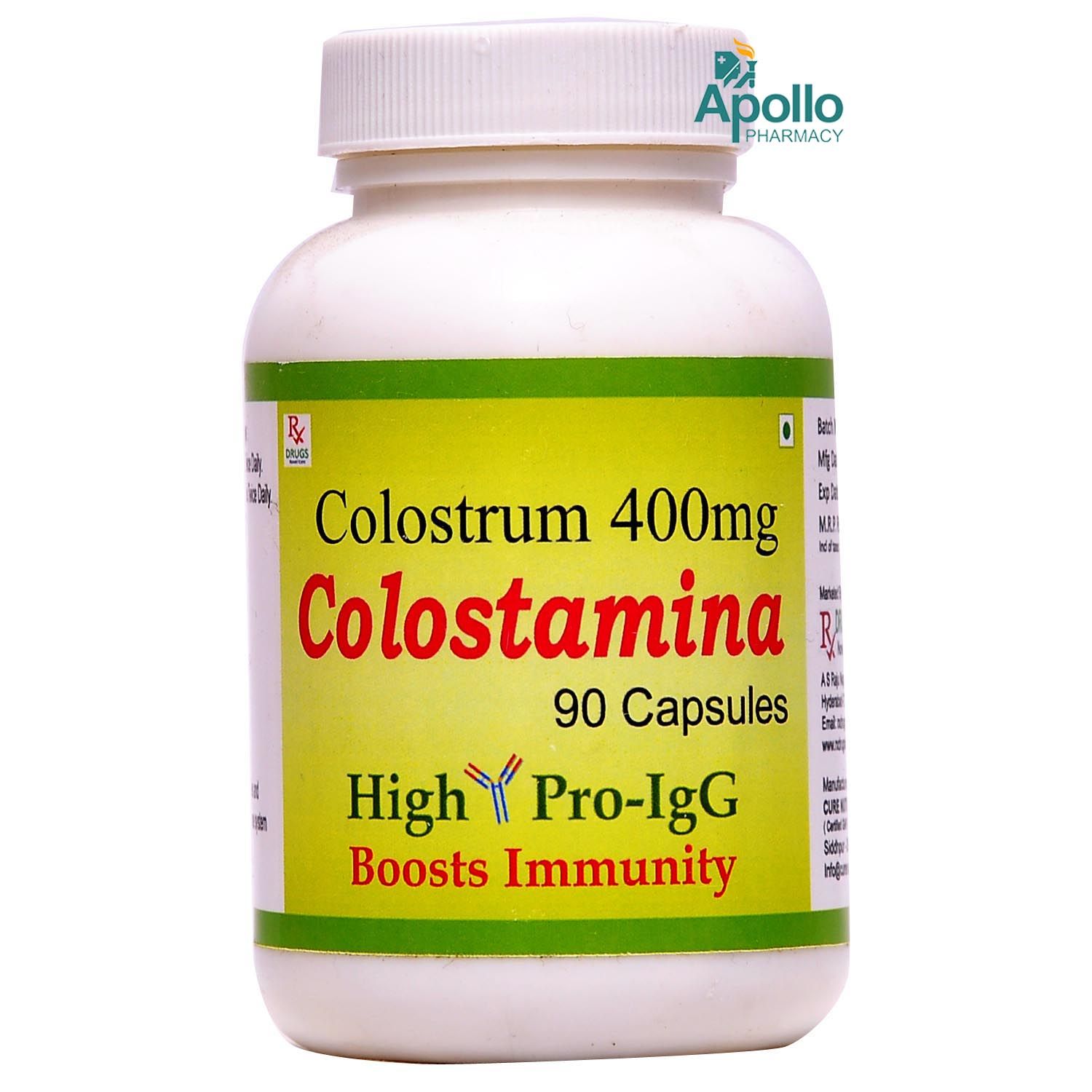 Colostamina Capsule | Uses, Side Effects, Price | Apollo Pharmacy