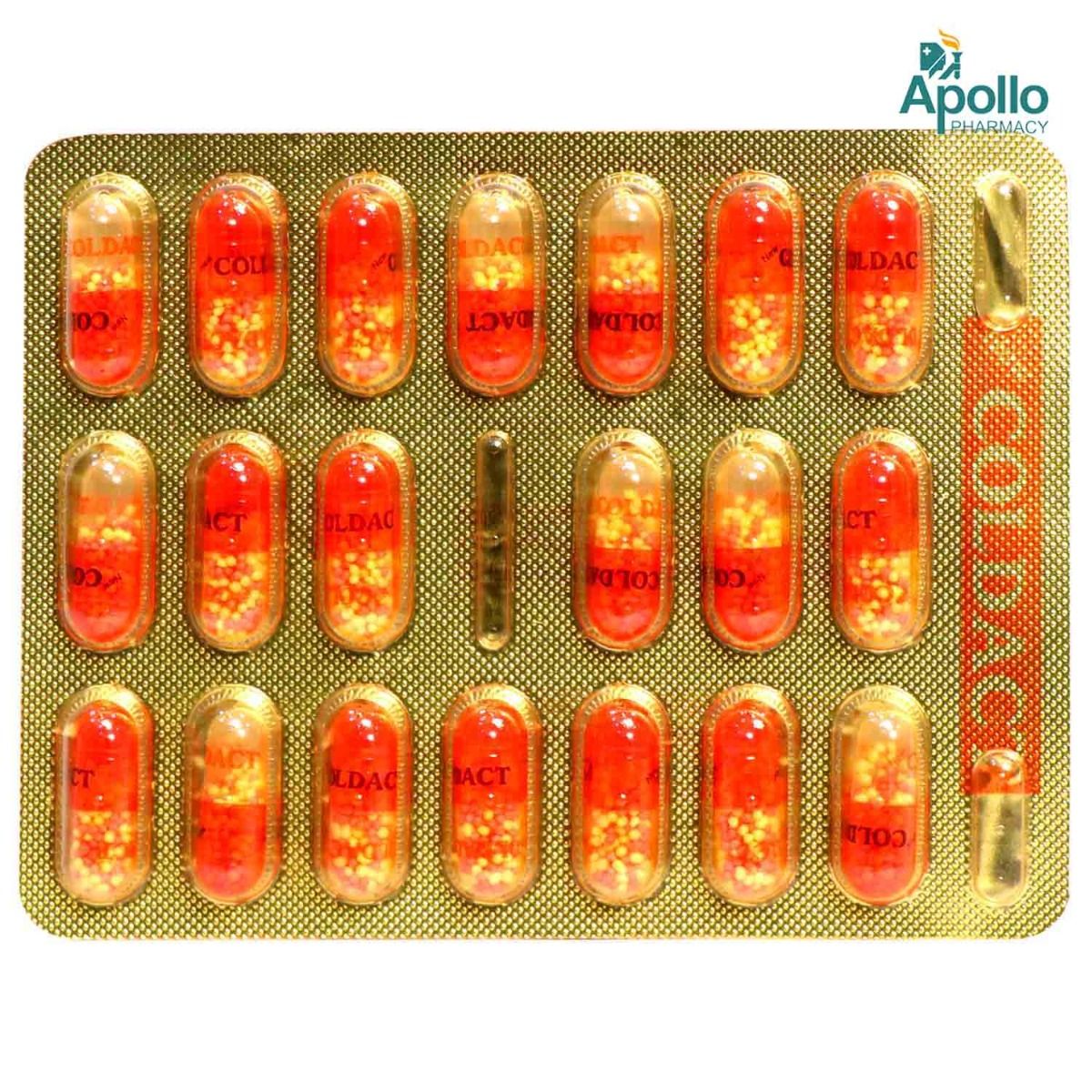 New Coldact Capsule | Uses, Side Effects, Price | Apollo Pharmacy