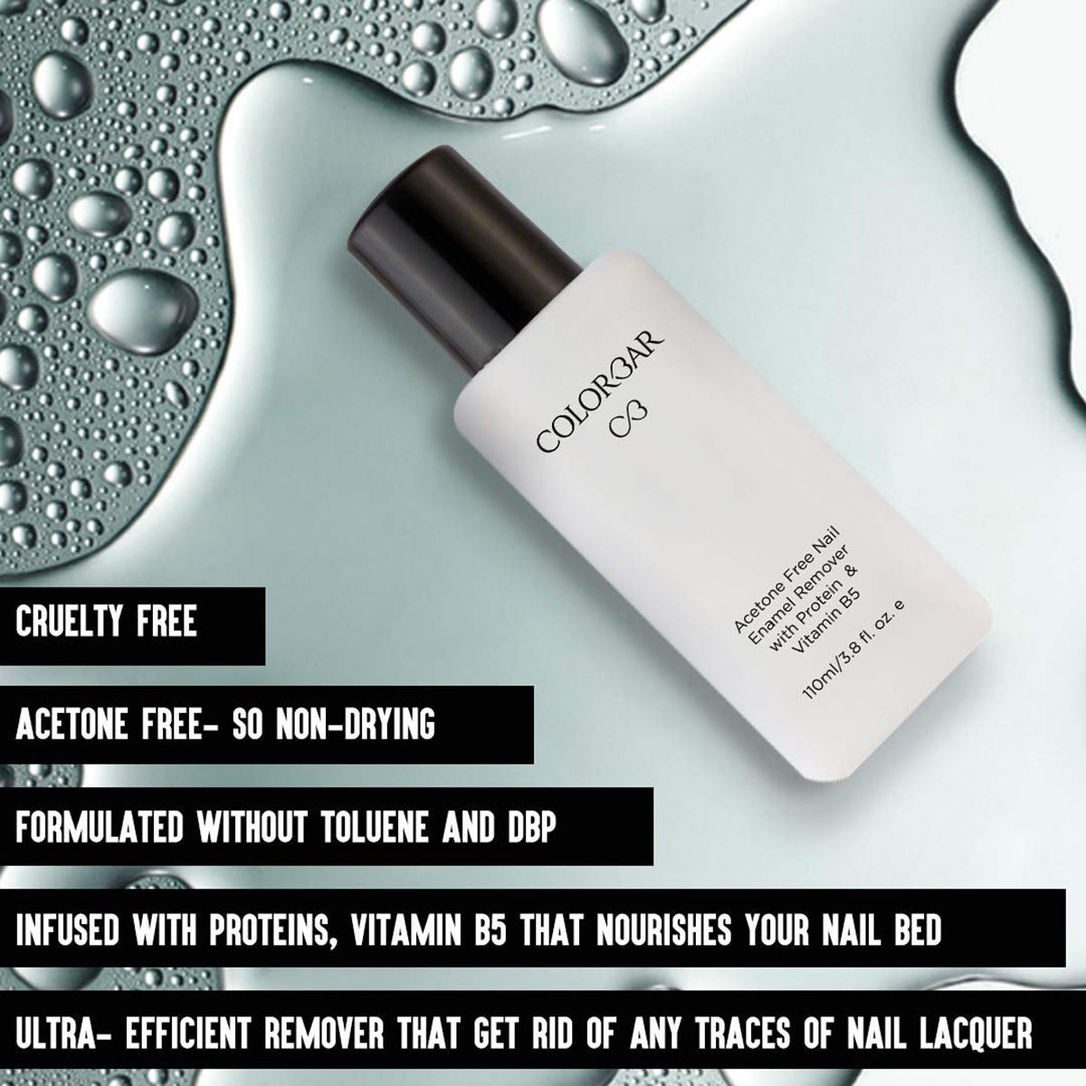 Colorbar Nail Enamel Remover, 110 ml Price, Uses, Side Effects ...