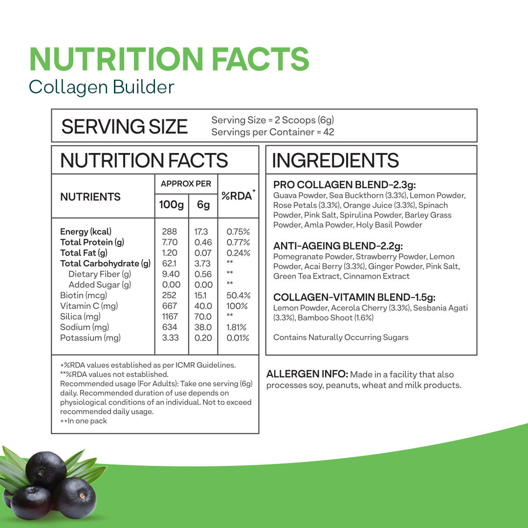 OZiva Collagen Builder Powder, 250 gm Price, Uses, Side Effects ...