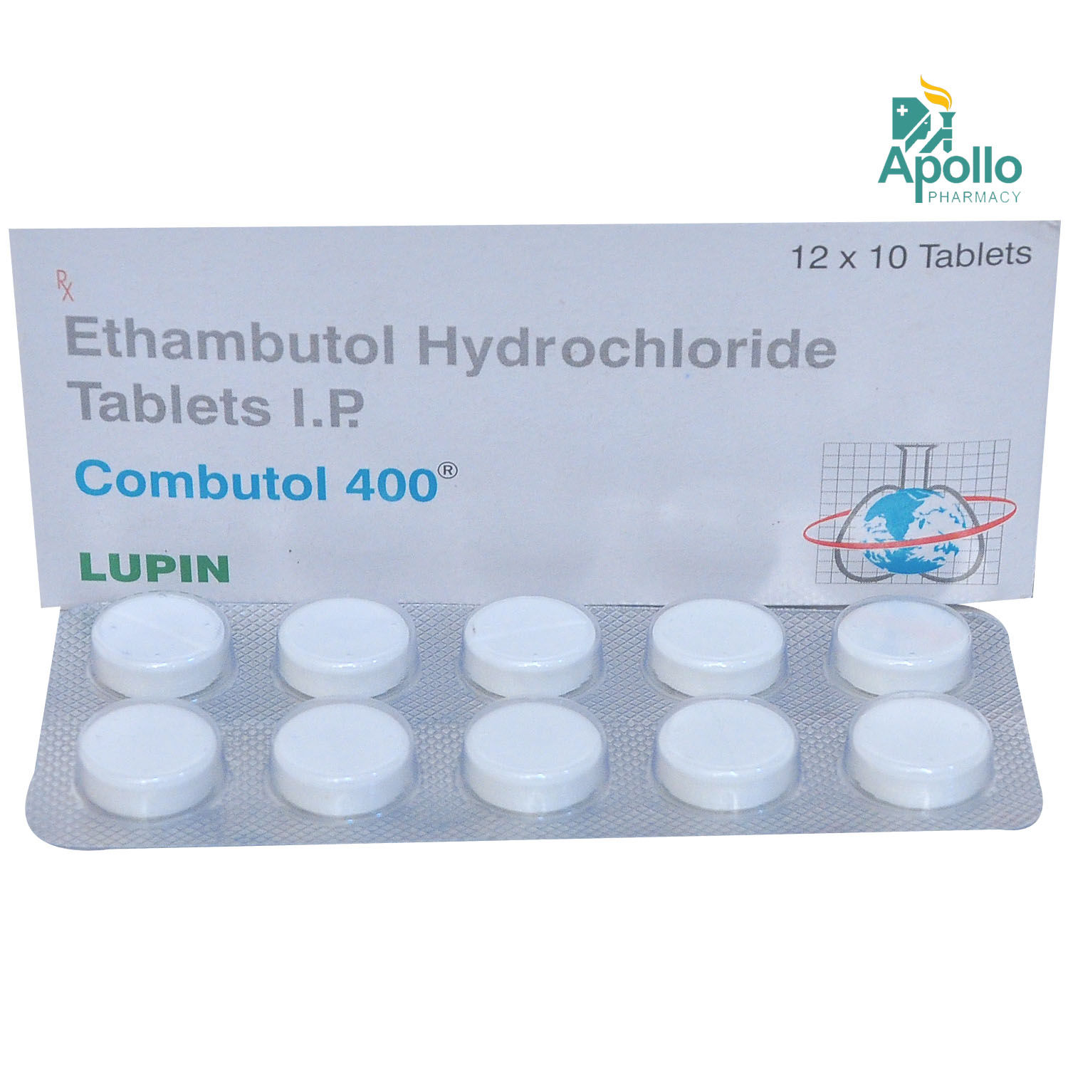 Combutol 400 mg Tablet 10's Price, Uses, Side Effects, Composition ...