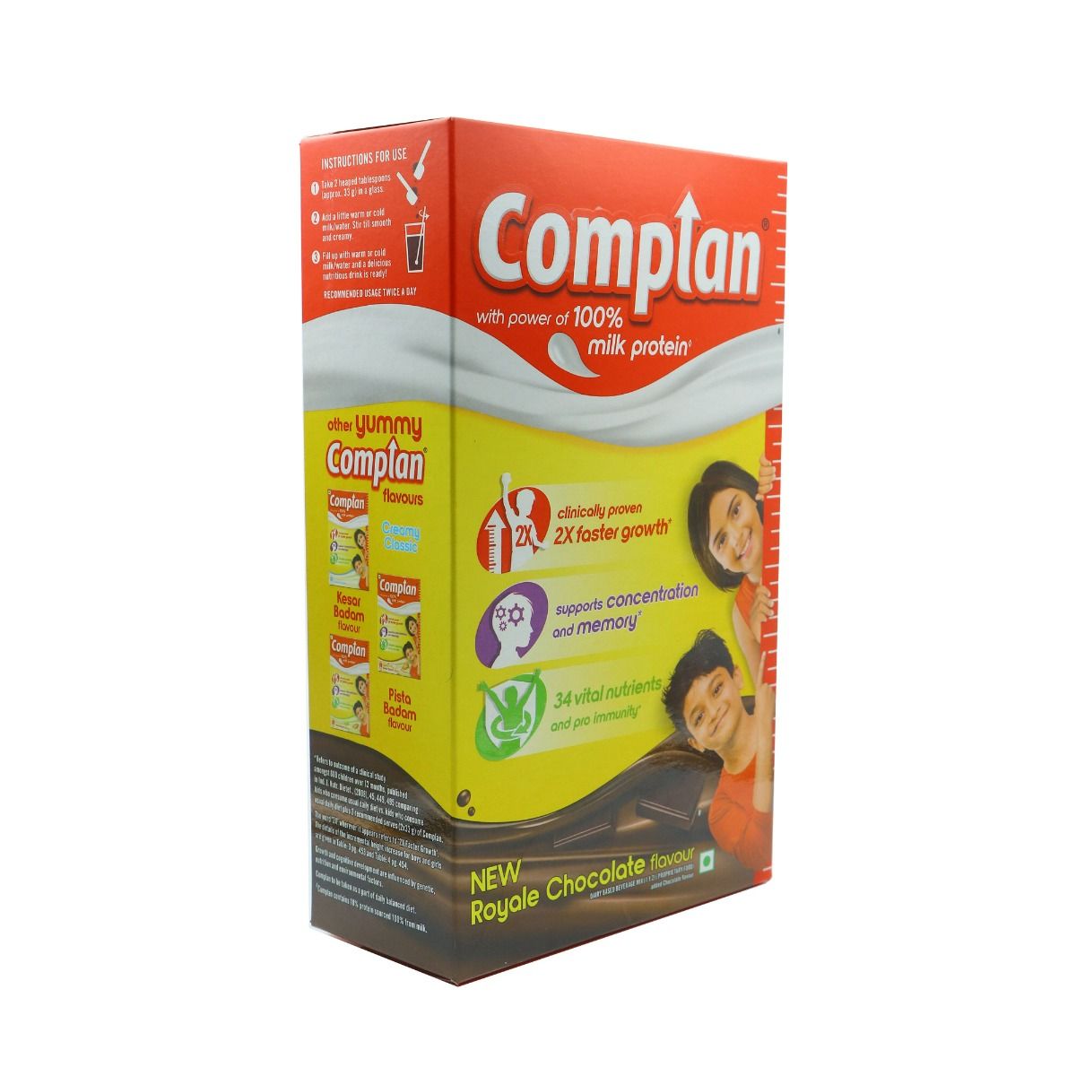 Complan Royale Chocolate Flavour Nutrition Drink Powder, 1 kg Refill Pack Price, Uses, Side ...