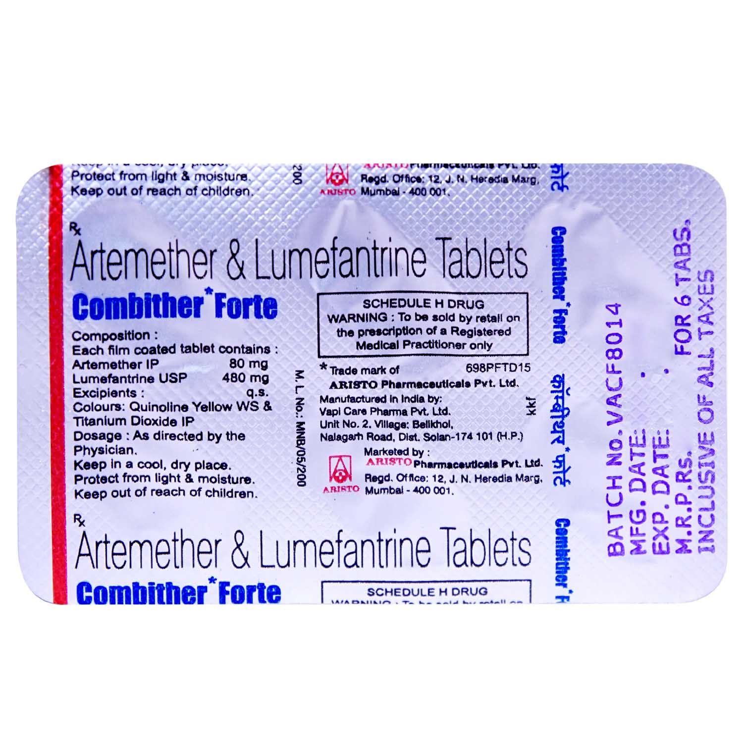 Combither Forte Tablet 6's Price, Uses, Side Effects, Composition ...
