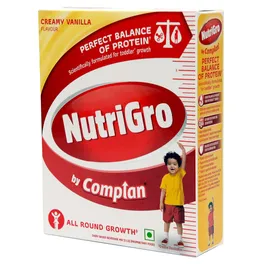 Buy Nutrigro By Complan Creamy Vanilla Flavour Nutrition Powder, 200 gm ...