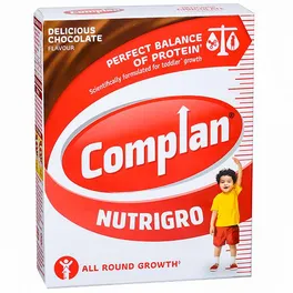 Buy Nutrigro By Complan Delicious Chocolate Flavour Nutrition Powder ...