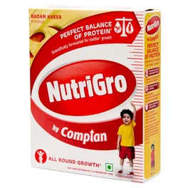 Buy Nutrigro By Complan Badam Kheer Flavour Nutrition Powder, 200 gm ...