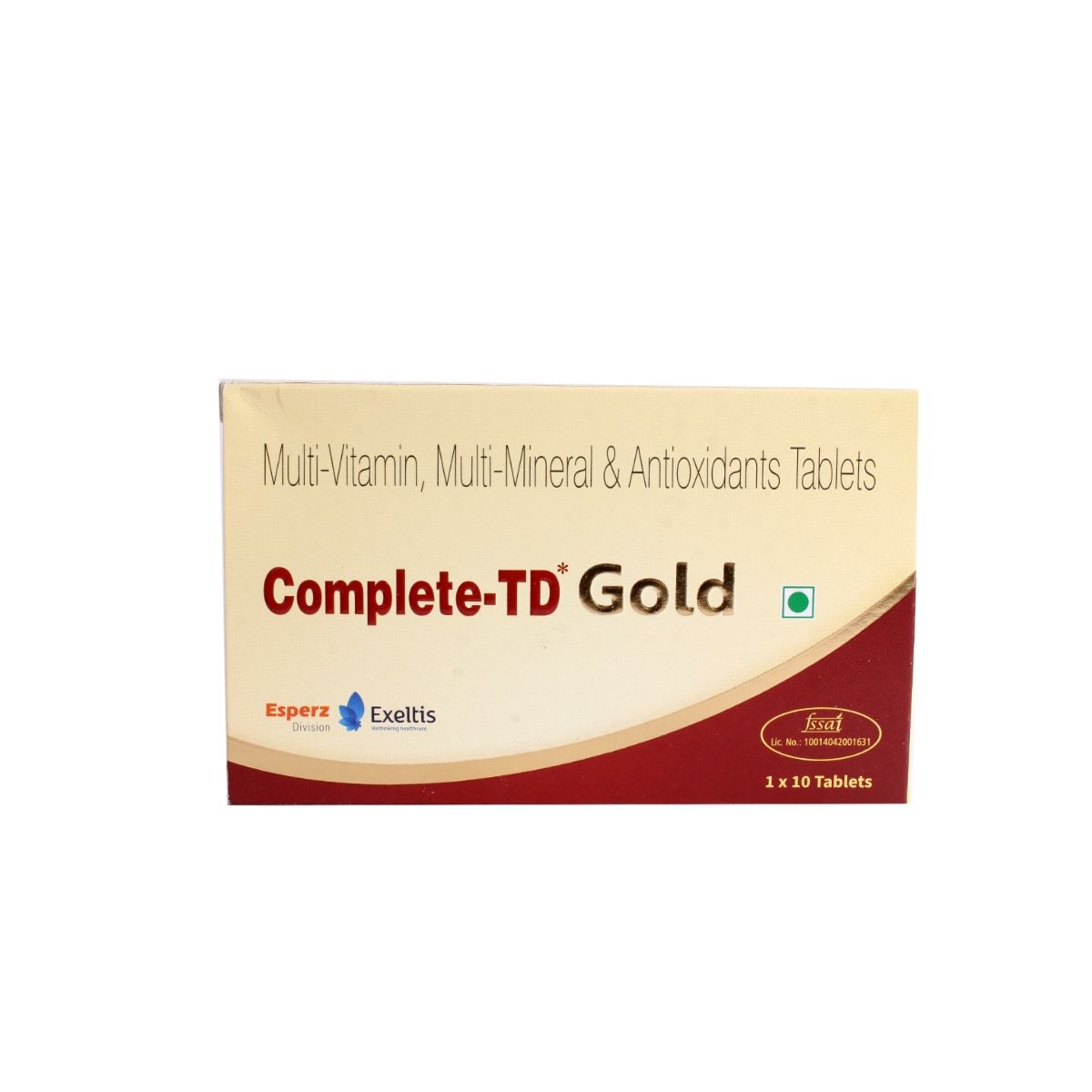 Complete TD Gold Tablet 10's Price, Uses, Side Effects, Composition ...