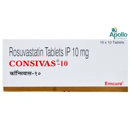 Consivas 10 Tablet | Uses, Side Effects, Price | Apollo Pharmacy