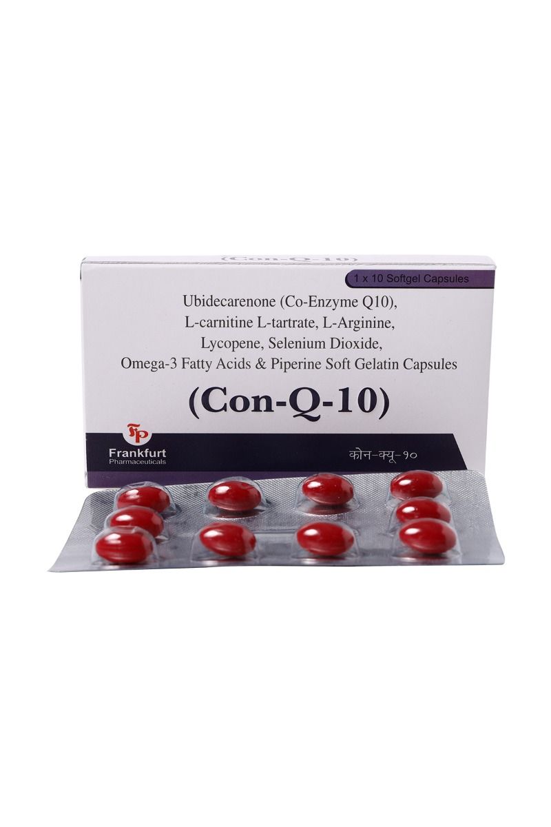 Con Q 10 Capsule | Uses, Side Effects, Price | Apollo Pharmacy