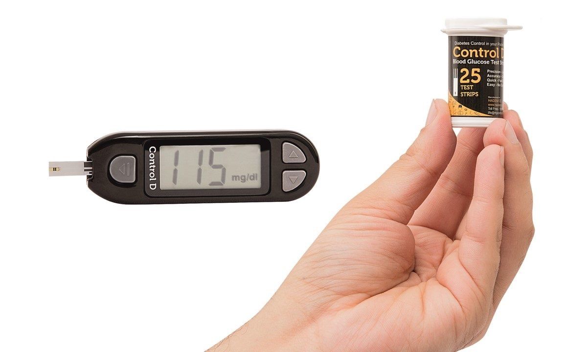 Buy Control D Blood Glucose Test Strips, 25 Count | 19 Minutes Delivery ...