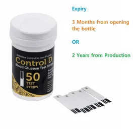 Buy Control D Blood Glucose Test Strips, 50 Count | 19 Minutes Delivery ...
