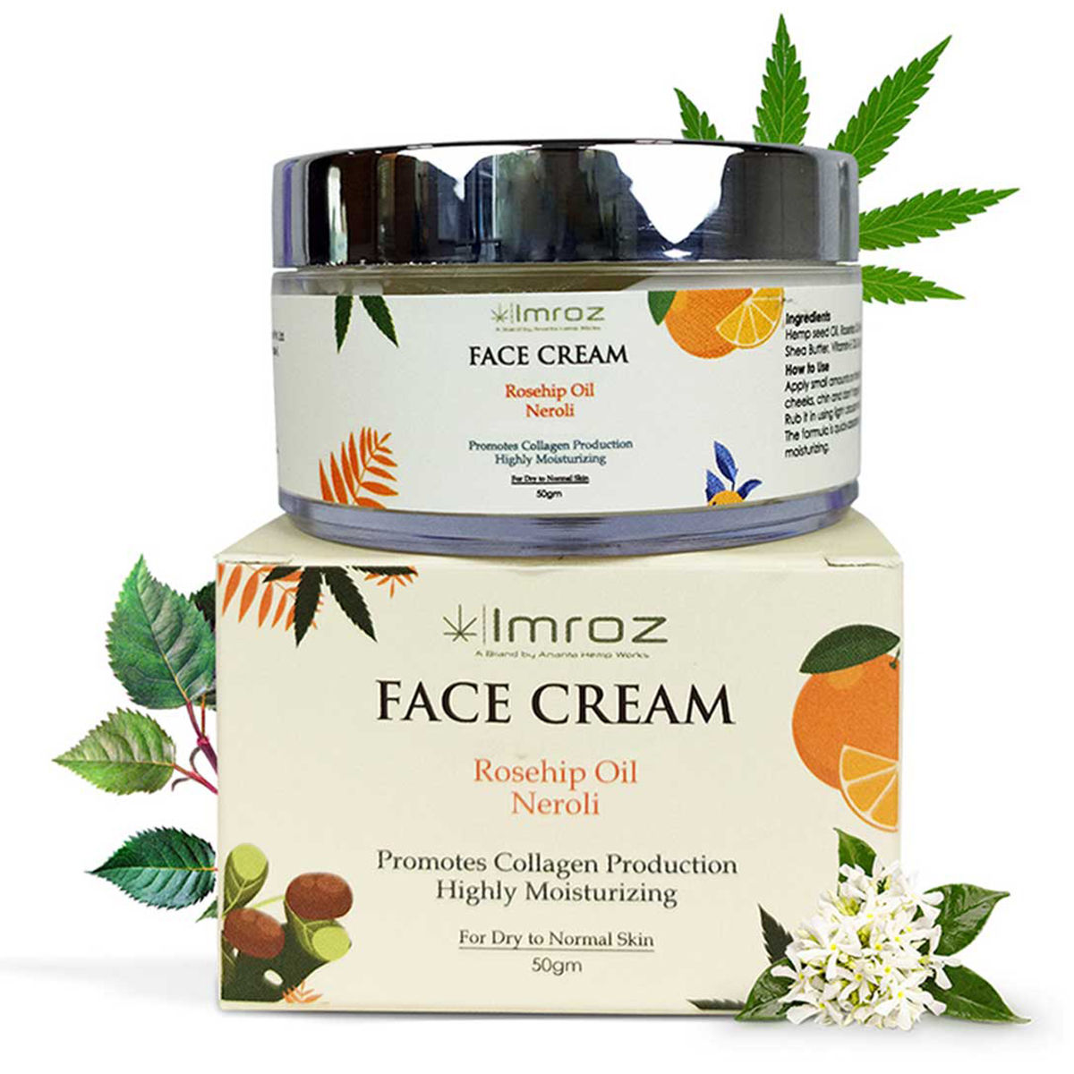 Ananta Hemp Imroz Rosehip Oil Neroli Face Cream, 50 gm Price, Uses ...