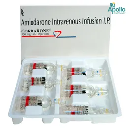 Cordarone Injection 6 x 3 ml | Uses, Side Effects, Price | Apollo Pharmacy