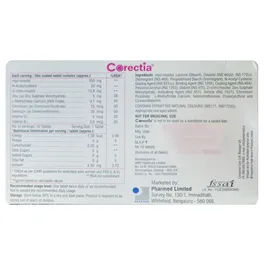 Corectia Tablets 10's | Uses, Side Effects, Price | Apollo Pharmacy