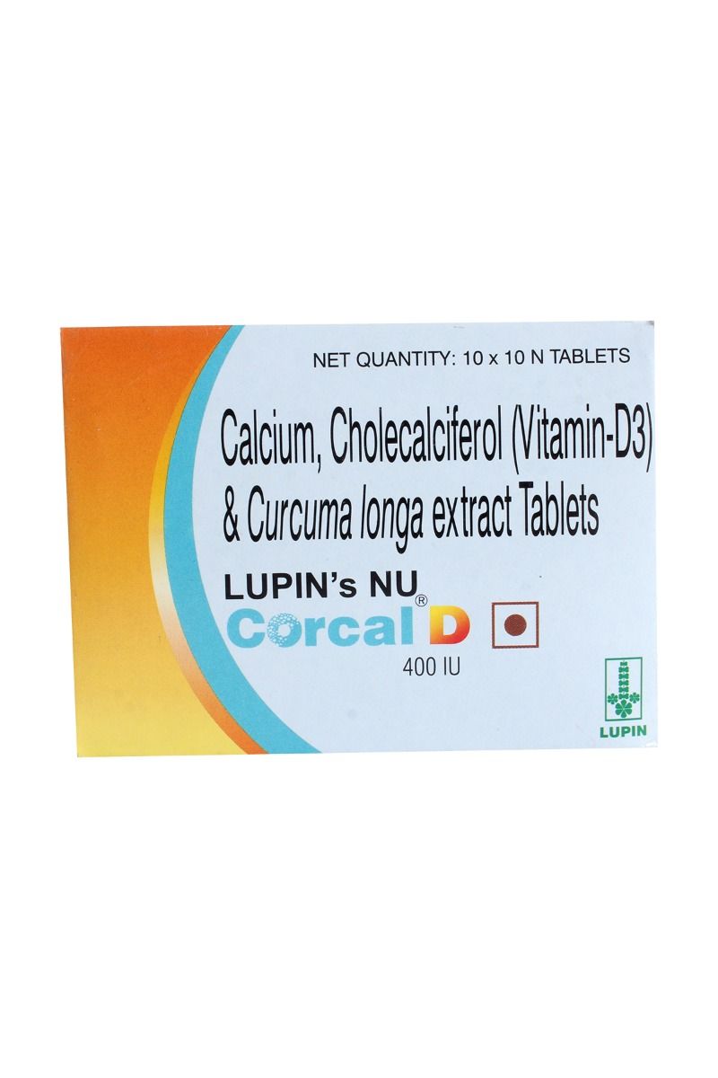Corcal D 400IU Tablet 10's Price, Uses, Side Effects, Composition ...