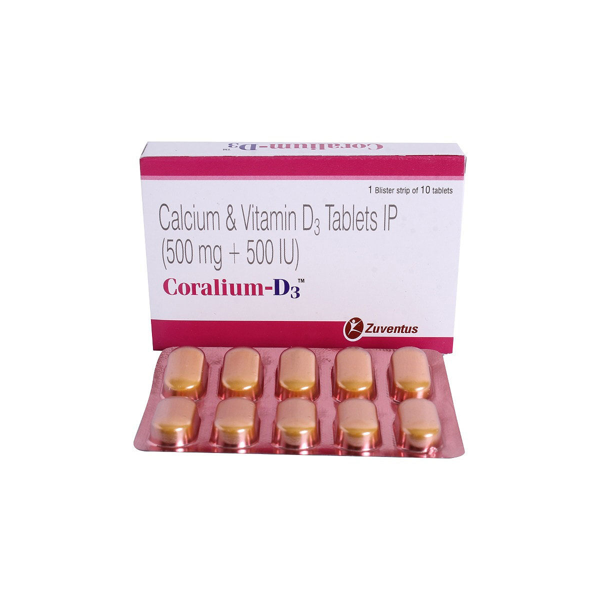 Coralium-D3 Tablet 10's Price, Uses, Side Effects, Composition - Apollo ...