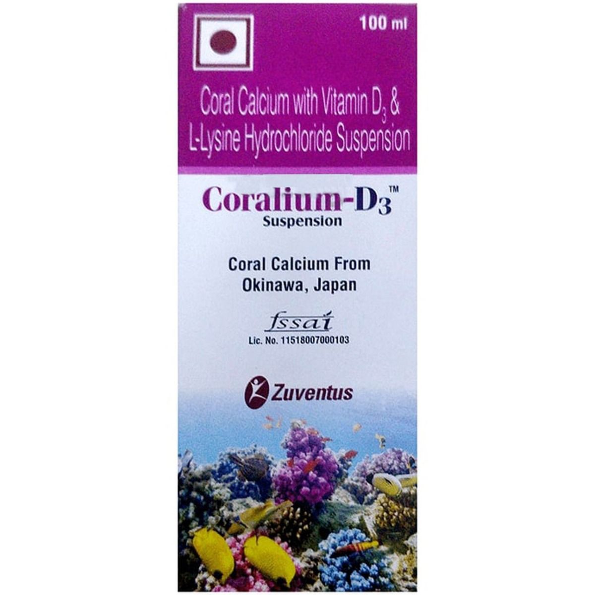 Coralium-D3 Syrup 100 ml Price, Uses, Side Effects, Composition ...