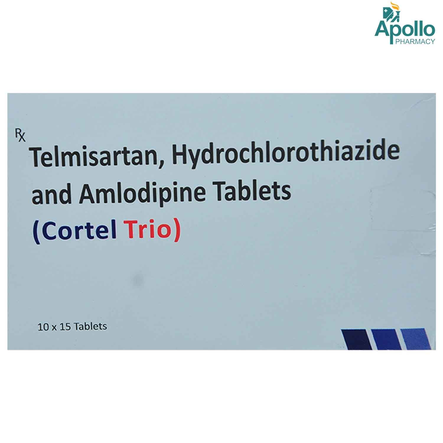 Cortel Trio Tablet | Uses, Side Effects, Price | Apollo Pharmacy