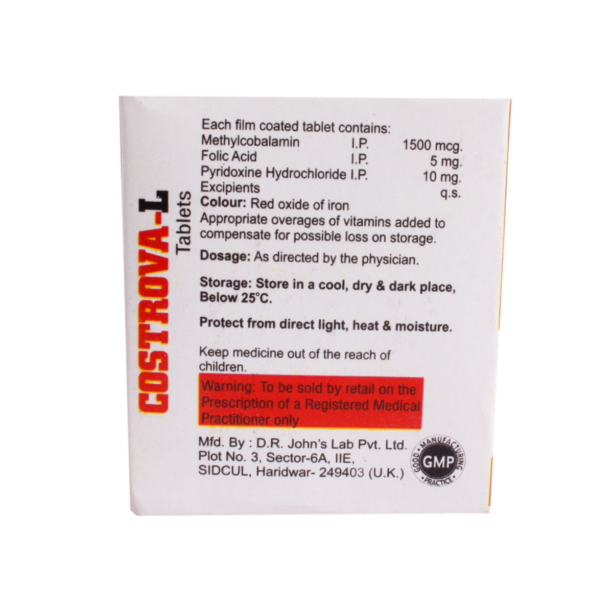 Costrova-L Tablet 10's Price, Uses, Side Effects, Composition - Apollo ...