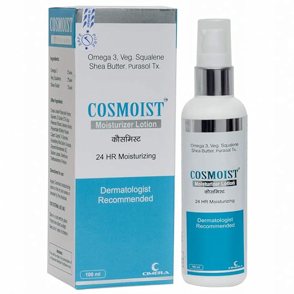 Buy Cosmoist Moisturizer Lotion 100 ml | 19 Minutes Delivery | Apollo ...