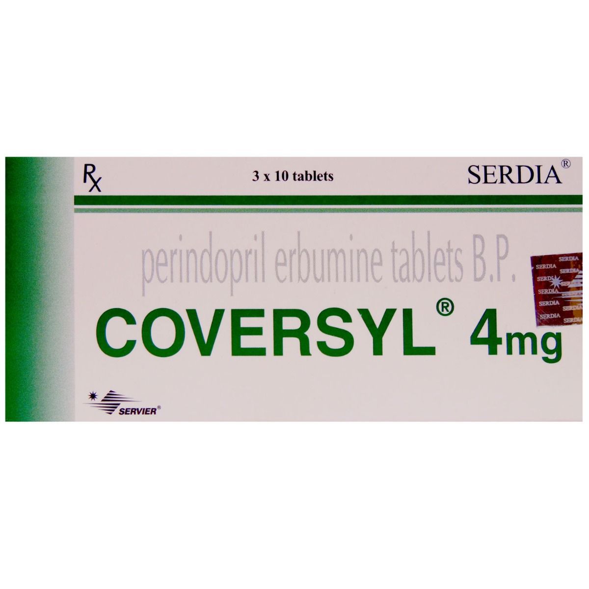 Coversyl 4 mg Tablet 10's Price, Uses, Side Effects, Composition ...