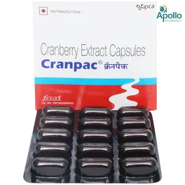 Buy Cranpac Capsule | 19 Minutes Delivery | Apollo Pharmacy