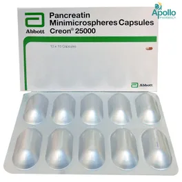 Creon 25000 Capsule | Uses, Side Effects, Price | Apollo Pharmacy
