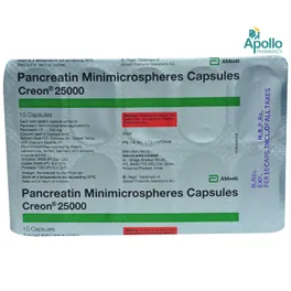 Creon 25000 Capsule | Uses, Side Effects, Price | Apollo Pharmacy